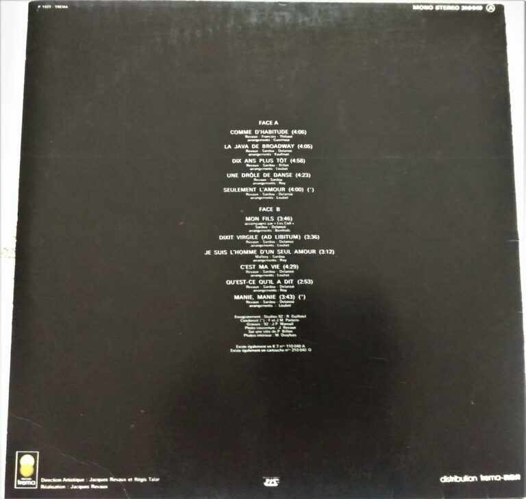 Michel Sardou – La java de Broadway – Disc'N Truck